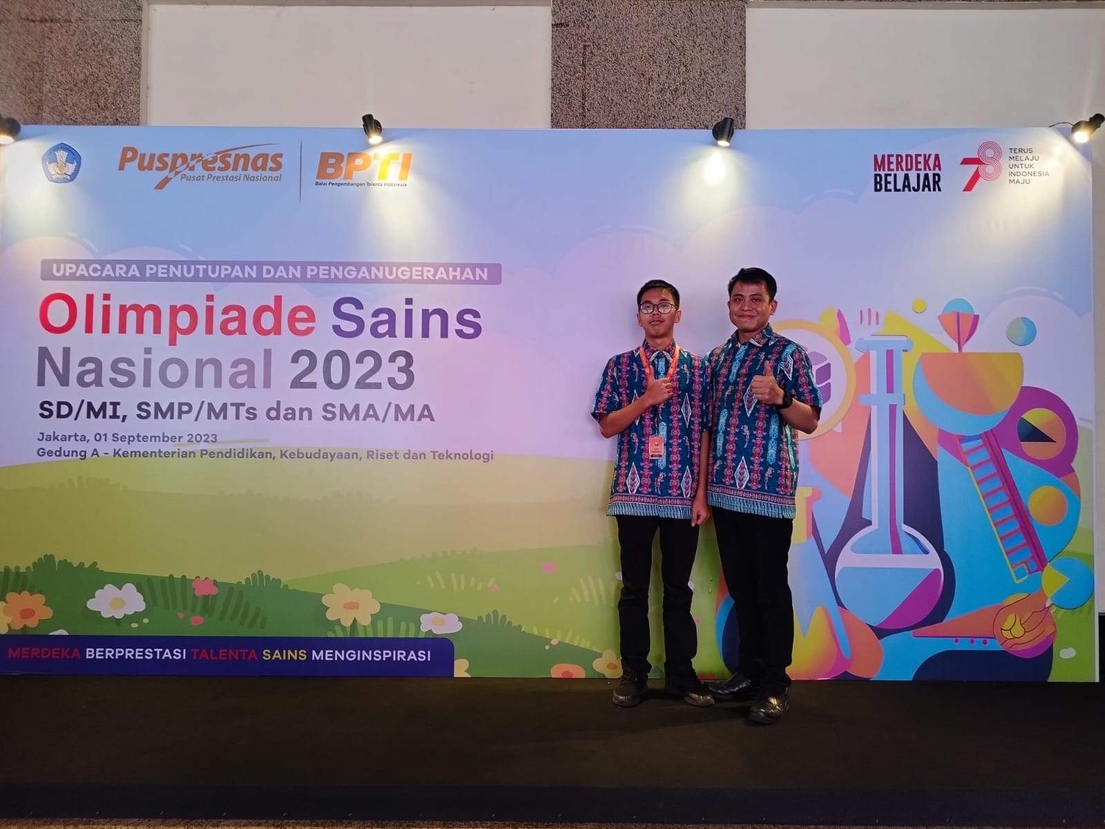 Medali Emas Bidang Fisika Olimpiade Sains Nasional (OSN) 2023 – SMA Gembala Baik